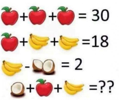 The Fruit Math Problem That is Driving Everyone Crazy - Flex Your Brain